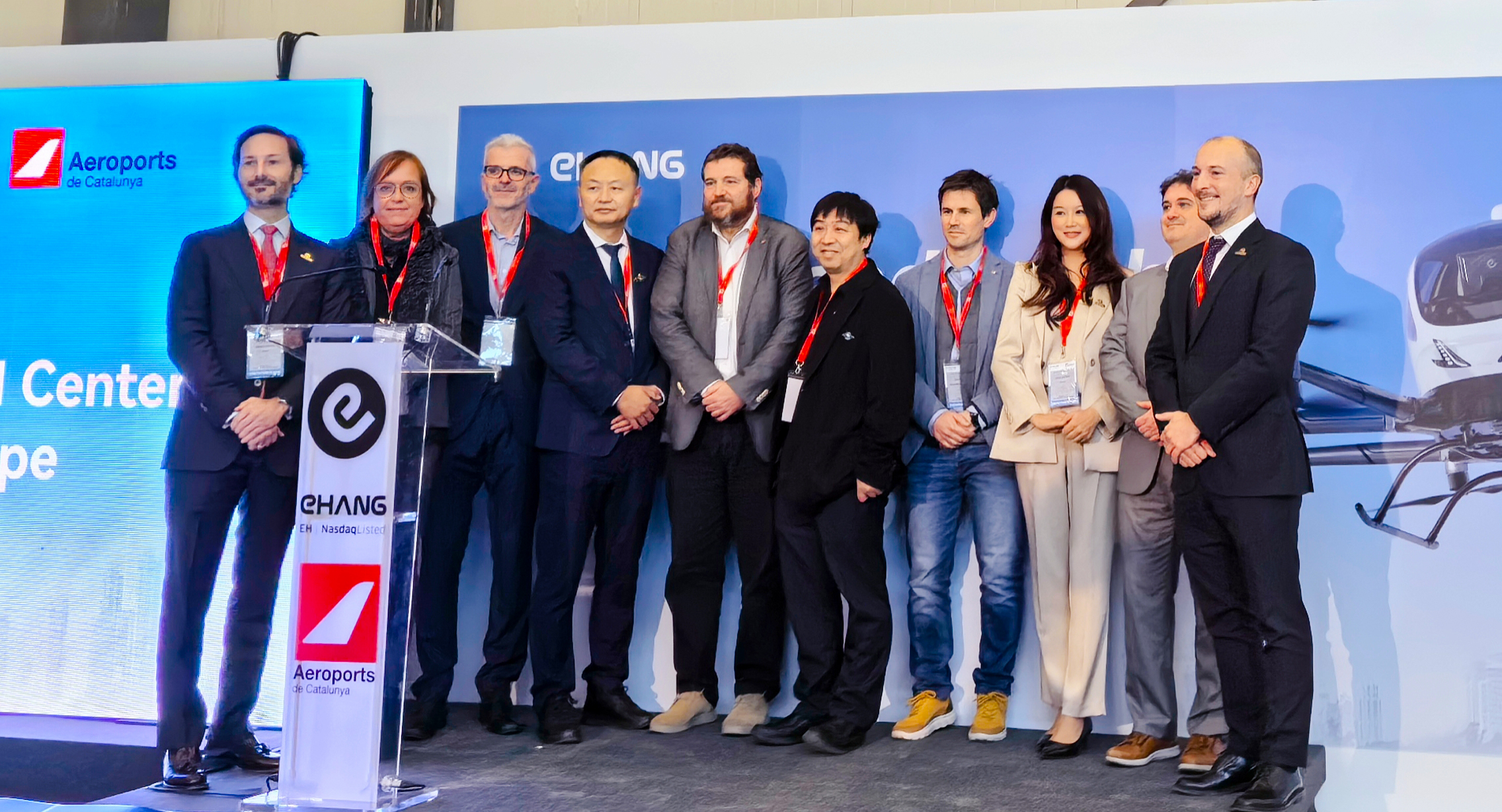 EHang | EHang Inaugurates Its European Urban Air Mobility Center for ...